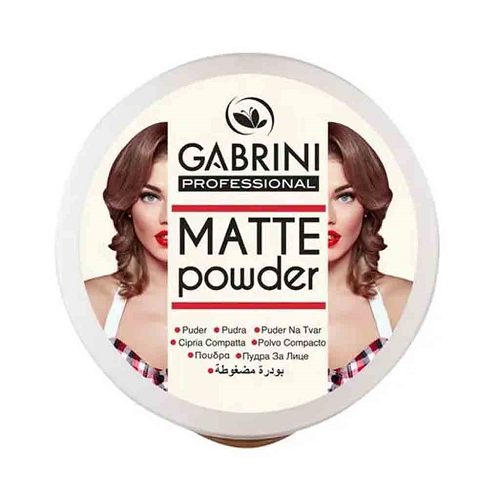 پنکک حرفه ای مات گابرینی رنگ طبیعی 02 - Gabrini MATTE Powder 02 ...